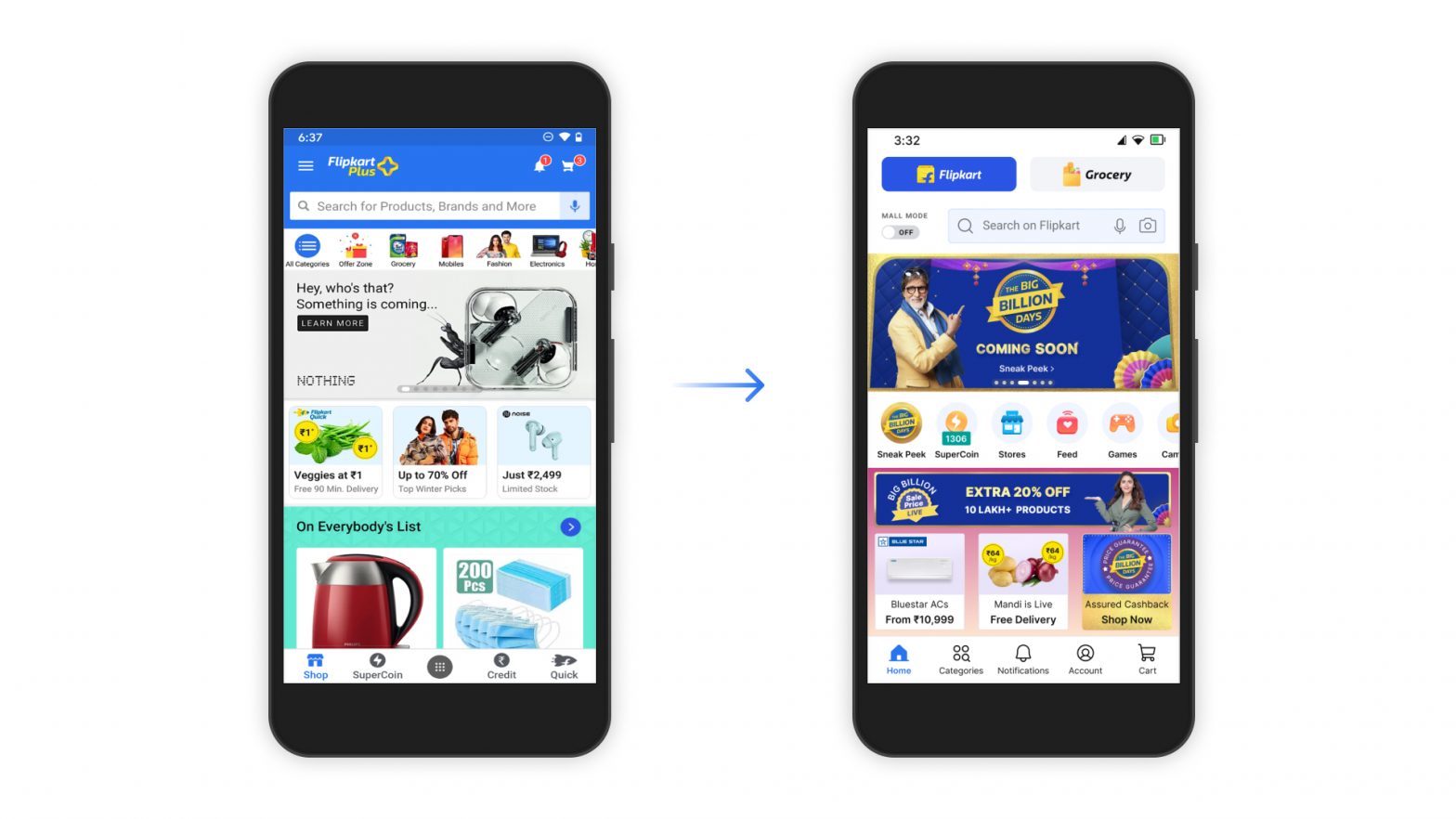 Case Study: How Flipkart's Redesign Addresses Seasoned and New Users